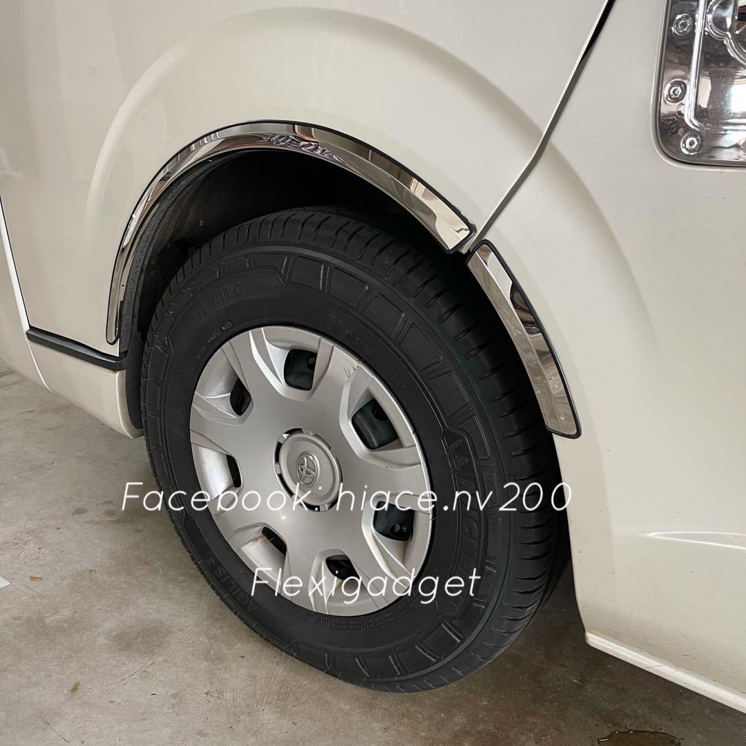 Hiace Fender Chrome / Toyota Hiace Wide Chrome Wheel Fender / Hiace ...