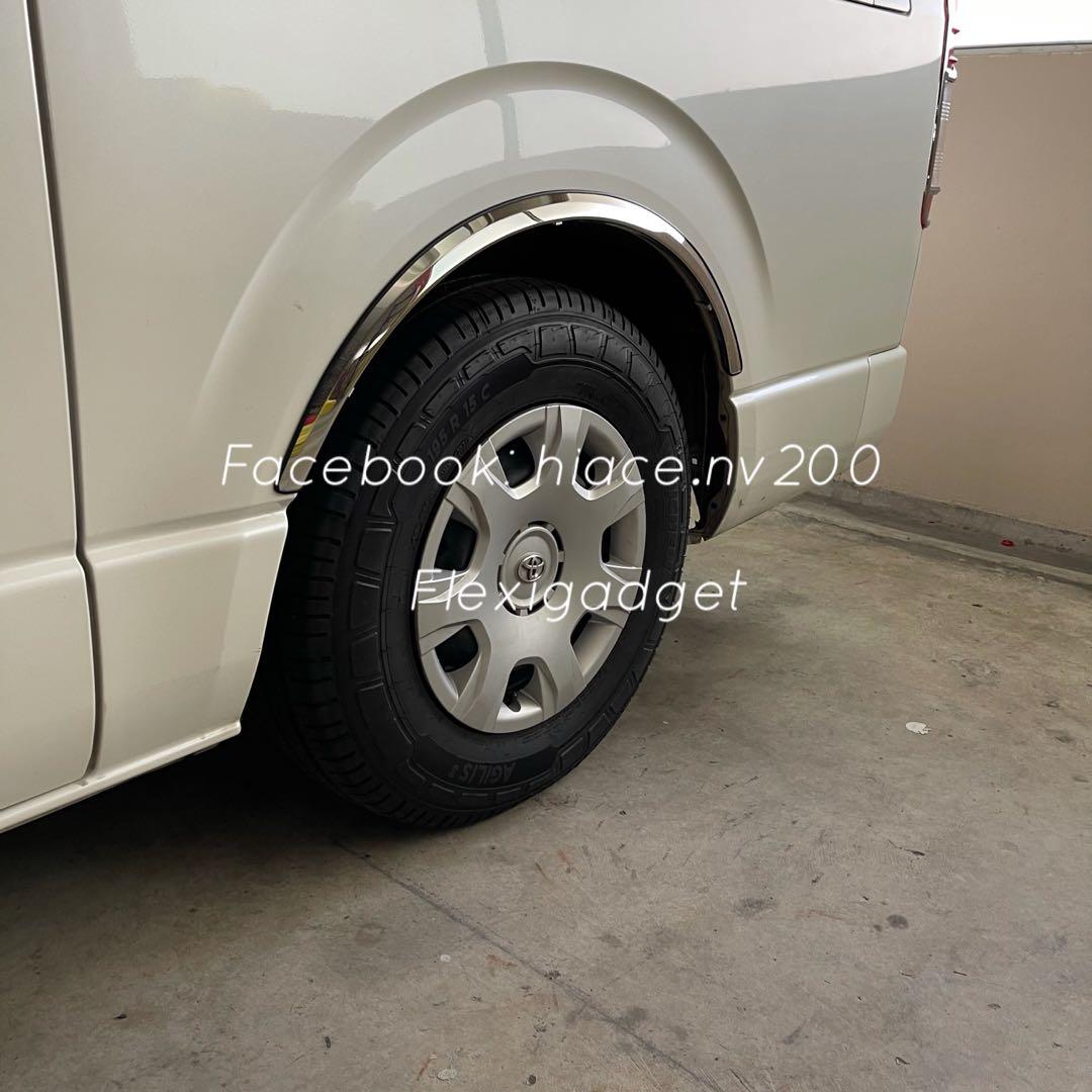 Hiace Fender Chrome / Toyota Hiace Wide Chrome Wheel Fender / Hiace ...