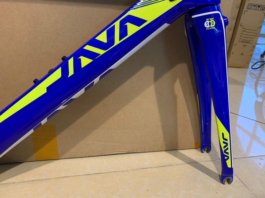 Java cannonata road bike carbon frame 碳纖維公路車架, 運動產品, 單車及配件, 單車 - Carousell