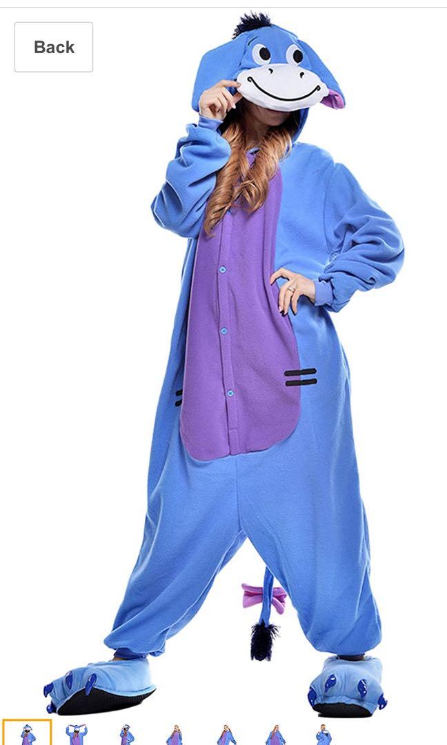 Kigurumi Eeyore Costume, Women's Fashion, Dresses & Sets, Jumpsuits on ...
