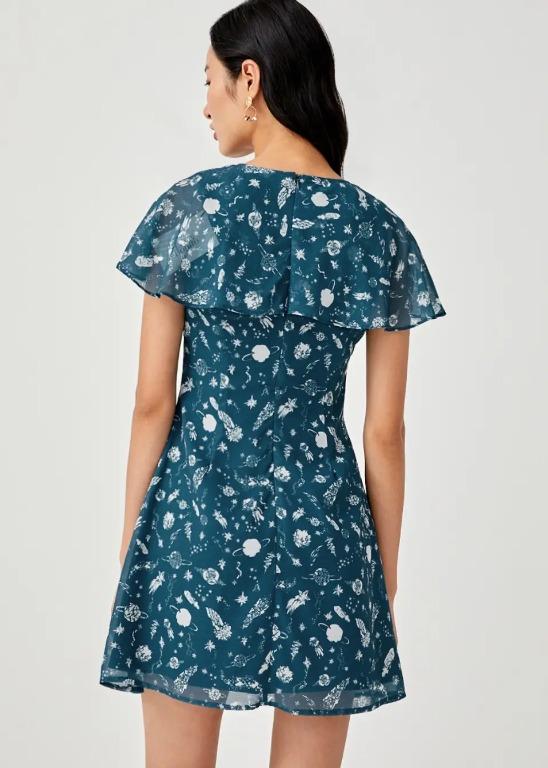 Love Bonito Guinevere Cape Sleeve Dress in Space Odyssey, Women's ...