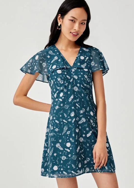 Love Bonito Guinevere Cape Sleeve Dress in Space Odyssey, Women's ...