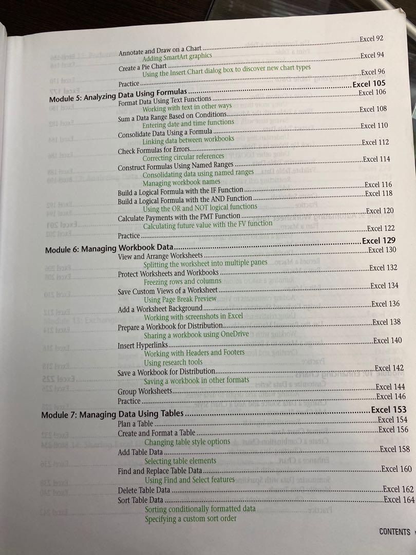 Microsoft office excel 2016 book, Computers & Tech, Office & Business ...