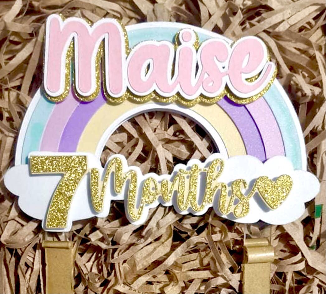 Milestone cake topper ️, Hobbies & Toys, Stationary & Craft, Occasions ...