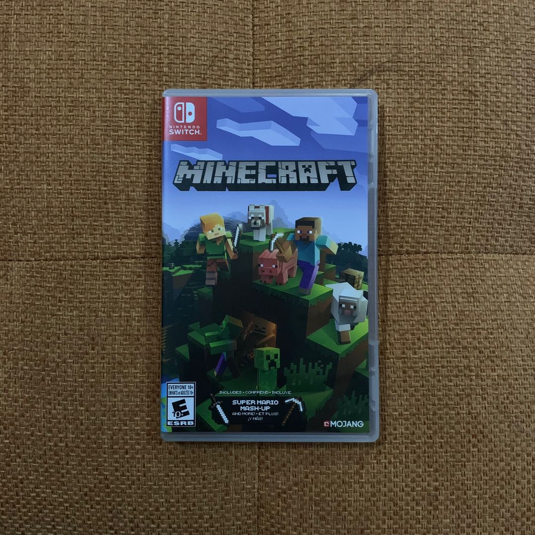 Minecraft Game Card for Nintendo Switch, Video Gaming, Video Games ...