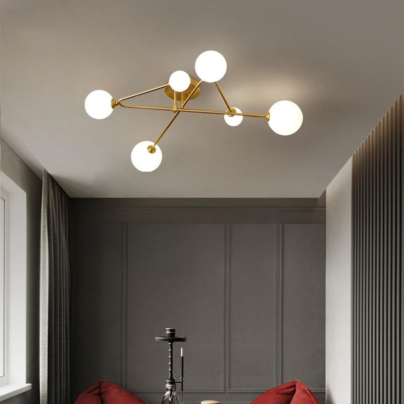 SKU:2190-molecules abstract ceiling light, Furniture & Home Living ...