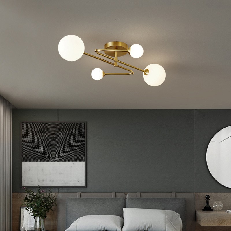 SKU:2190-molecules abstract ceiling light, Furniture & Home Living ...