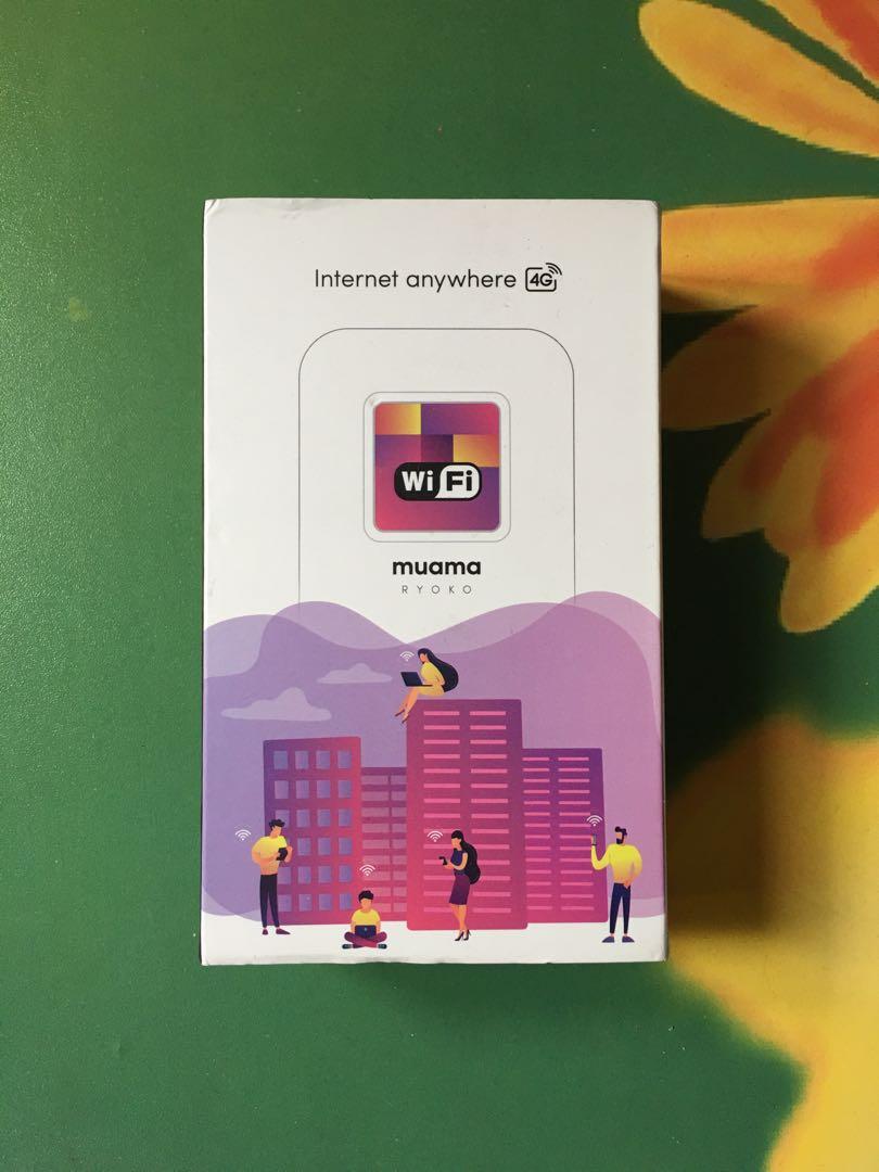 MUAMA RYOKO 4G LTE Pocket WiFi, 電腦＆科技, 電腦周邊及配件, Wifi及上網相關產品 - Carousell