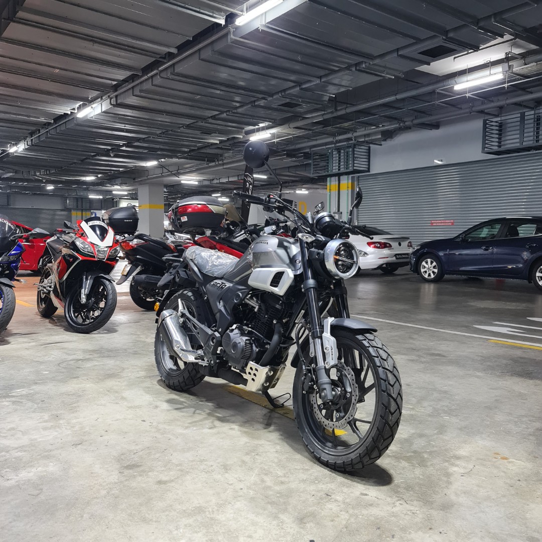 New Honda CBF190TR Scrambler, Motorcycles, Motorcycles for Sale, Class 2B on Carousell