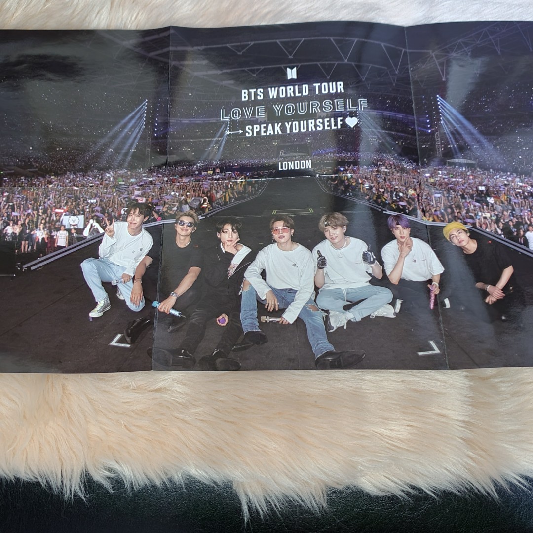OFFICIAL BTS LY:SY LONDON FOLD POSTER, Hobbies & Toys, Memorabilia & Collectibles, K-Wave on ...
