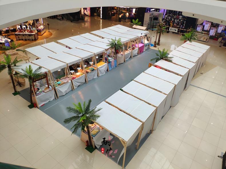 Outdoor Foldable Booth, Street Stall, pasar malam stall - Pine Wood ...