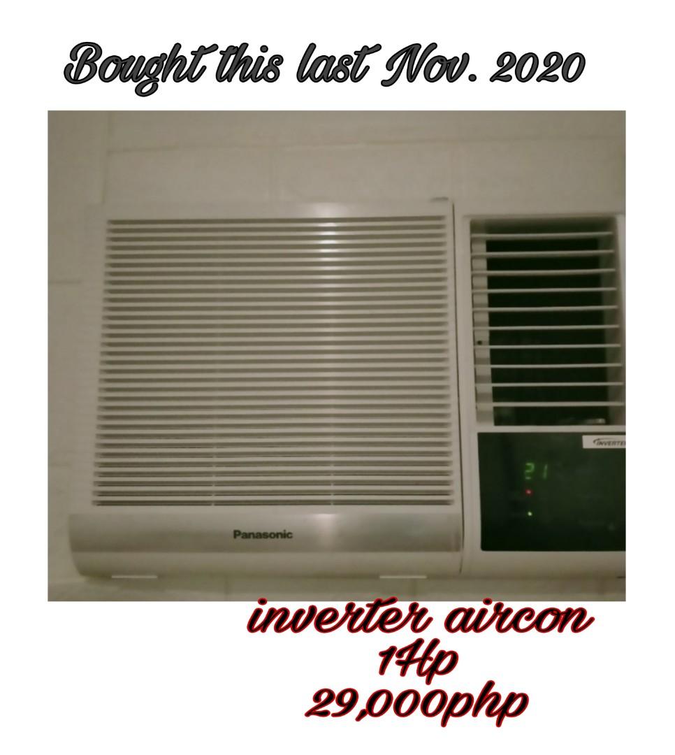 Panasonic Inverter window type Aircon with remote, TV & Home Appliances ...