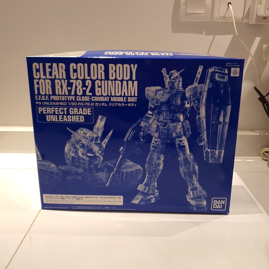 [Last 1] PG Perfect Grade Unleashed 1/60 Clear Color Body For RX-78-2 ...