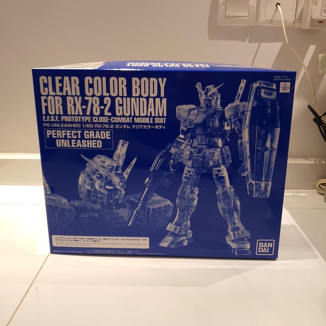 [Last 1] PG Perfect Grade Unleashed 1/60 Clear Color Body For RX-78-2 ...