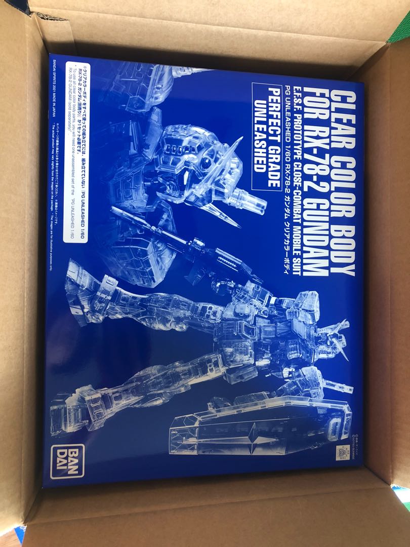 PG UNLEASHED 1/60 CLEAR COLOR BODY FOR RX-78-2 GUNDAM, Hobbies & Toys ...