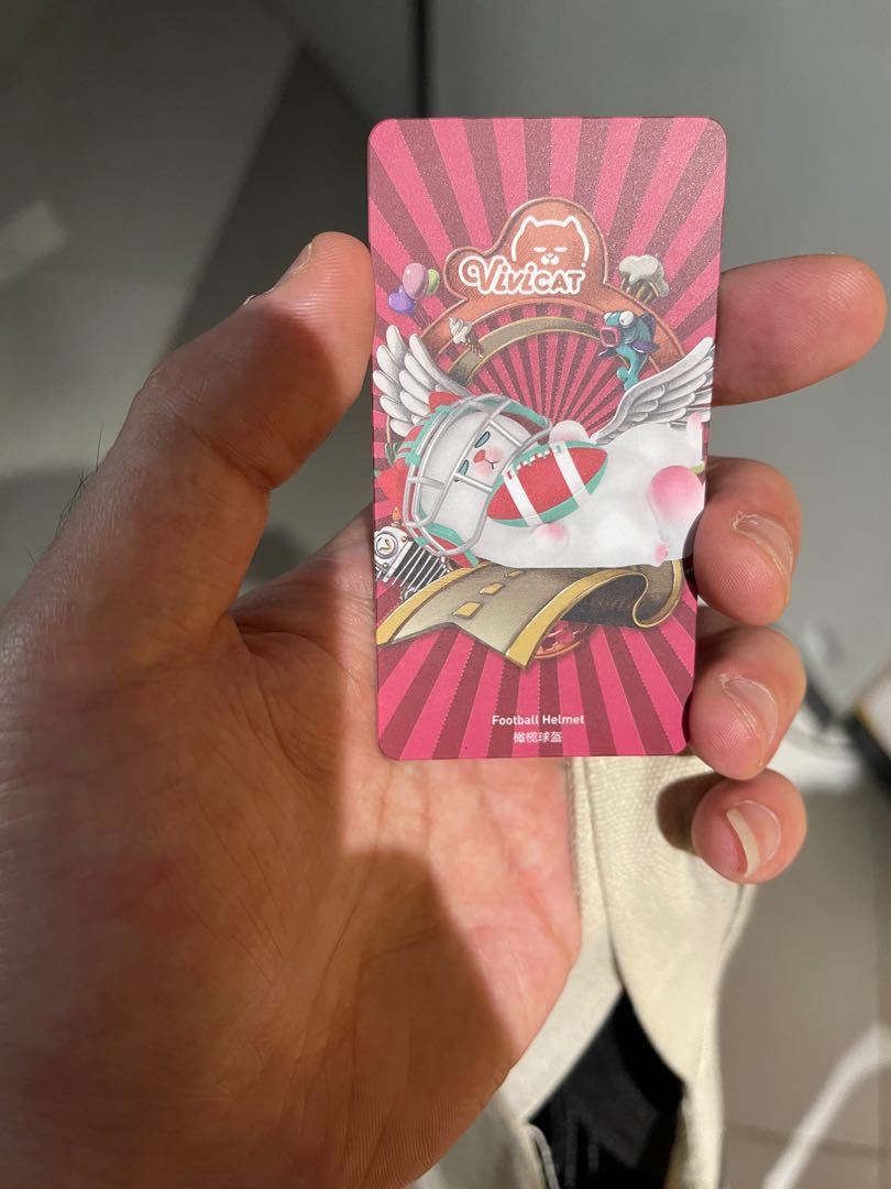 Popmart Vivicat football helmet, Hobbies & Toys, Toys & Games on Carousell