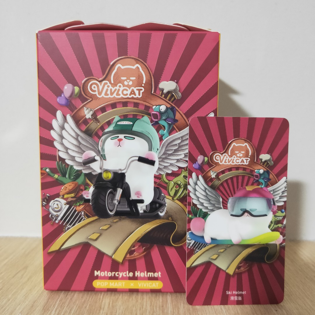 Popmart Vivicat Helmet, Hobbies & Toys, Toys & Games on Carousell