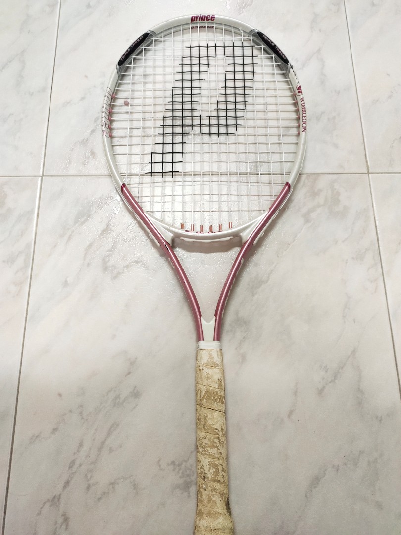 prince wimbledon pink, Sports Equipment, Sports & Games, Racket & Ball ...