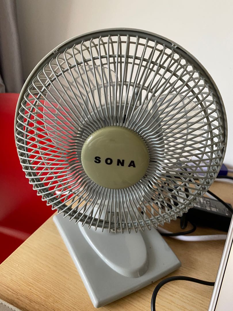 Sona Table Fan, Furniture & Home Living, Lighting & Fans, Fans on Carousell