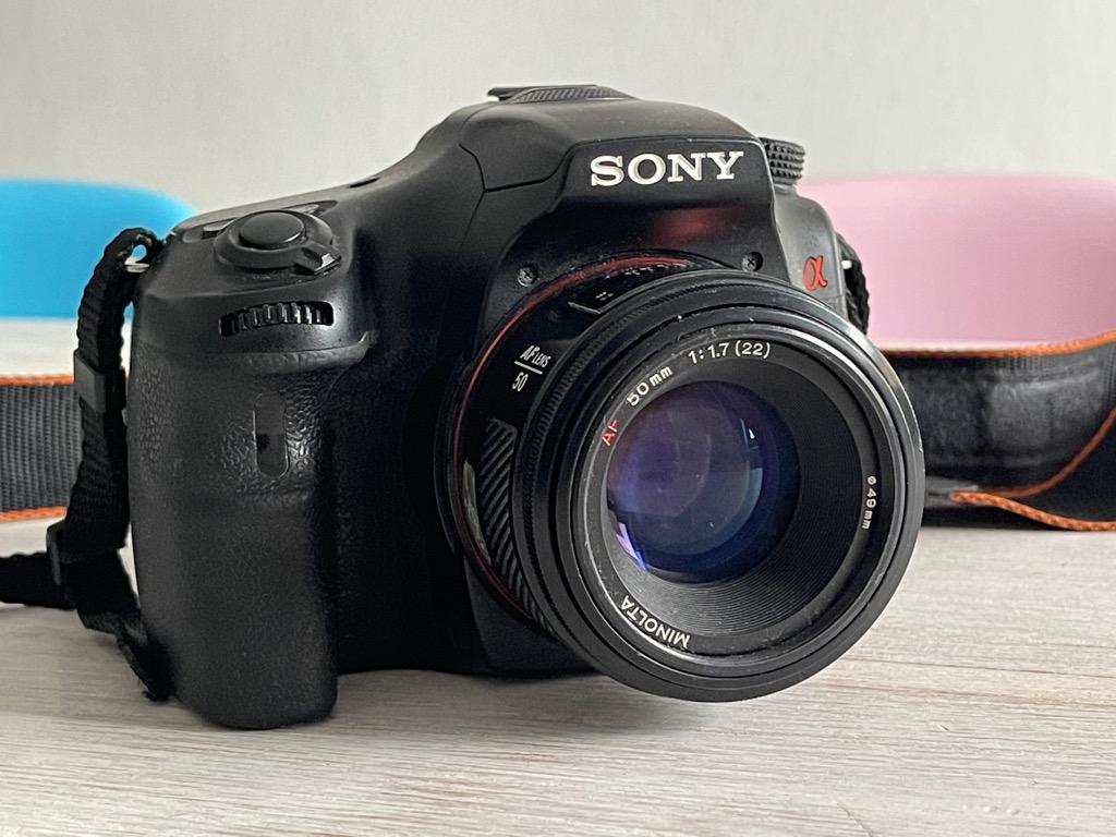 Sony SLT-A65 DSLR Camera with 2 lenses, Photography, Cameras on Carousell