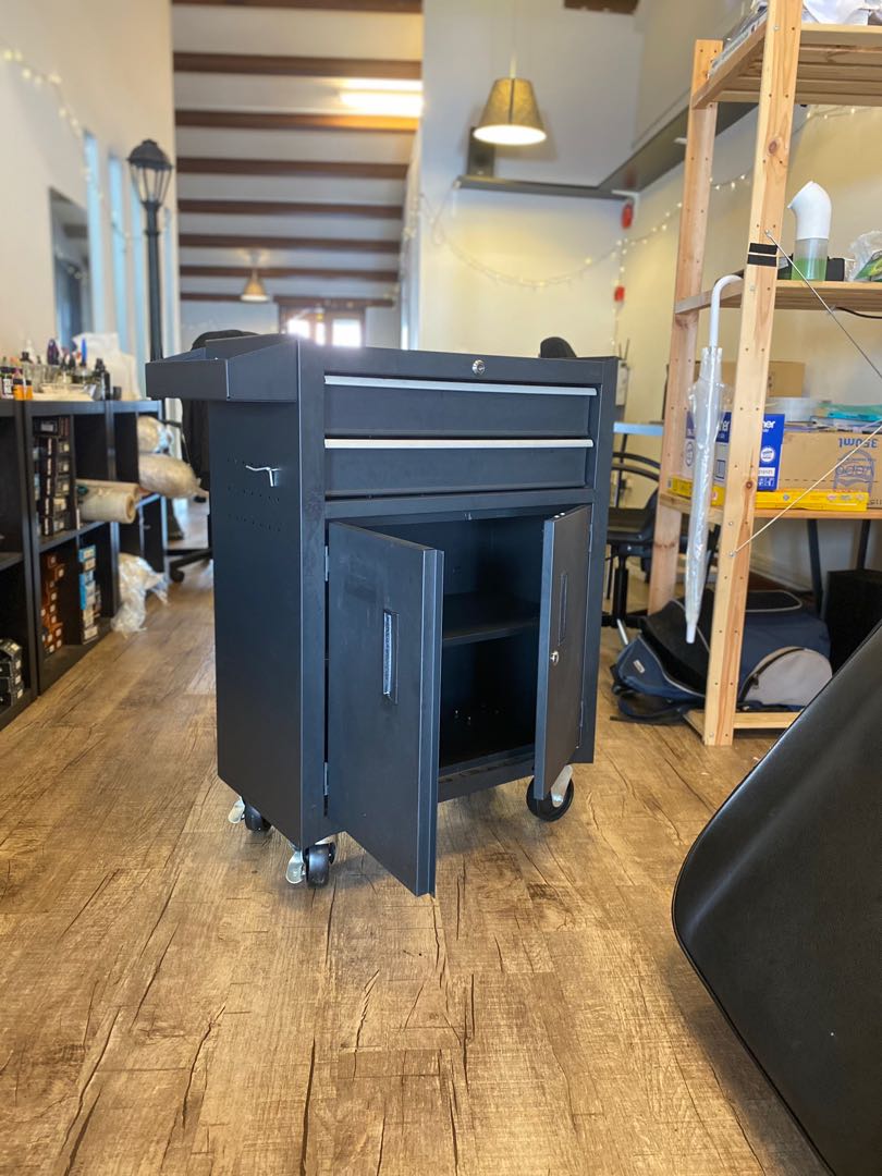 Tattoo station tray trolley, Furniture & Home Living, Home Improvement ...