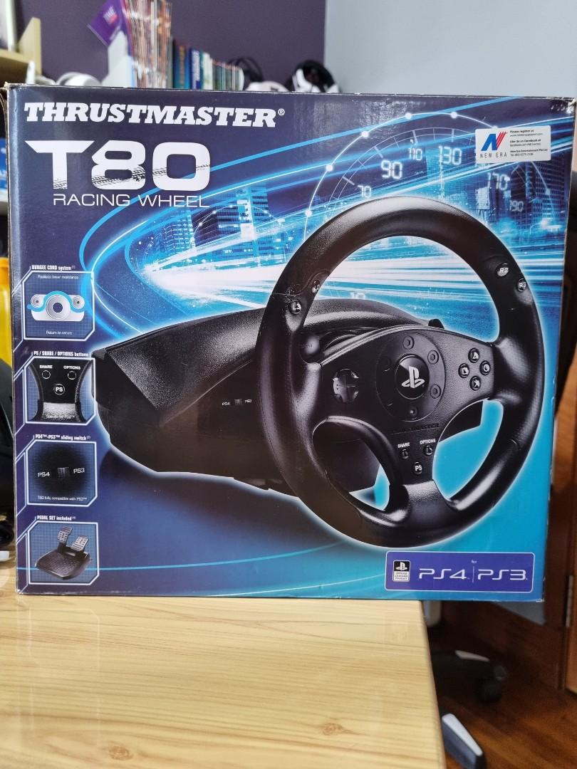 Thrustmaster T80 racing wheel, Toys & Games, Video Gaming, Gaming ...