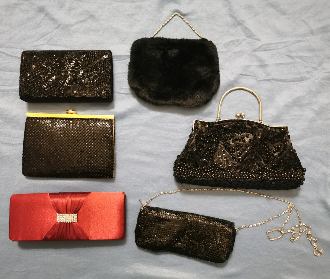 Vintage dinner clutch, Women's Fashion, Bags & Wallets, Clutches on ...