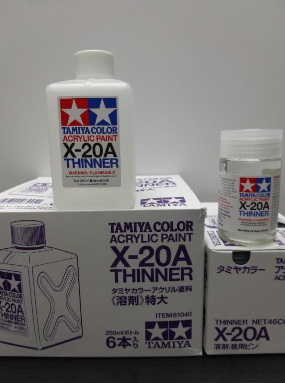 田宮 雙星 Tamiya 80040 X20 Enamel thinner 81030,81040 X20A Acrylic paint ...