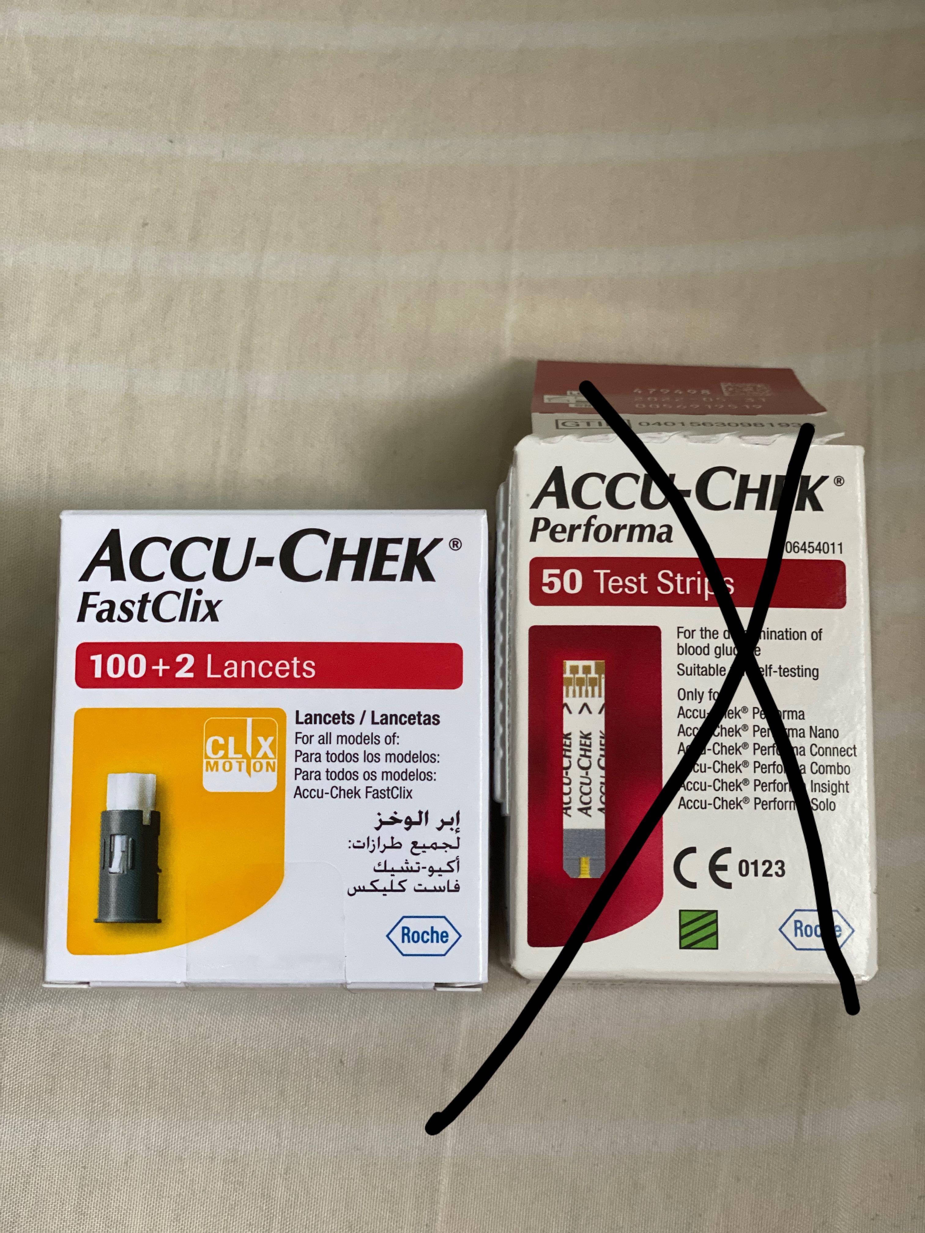 Accu Chek FastClix lancets, Health & Nutrition, Health Monitors ...