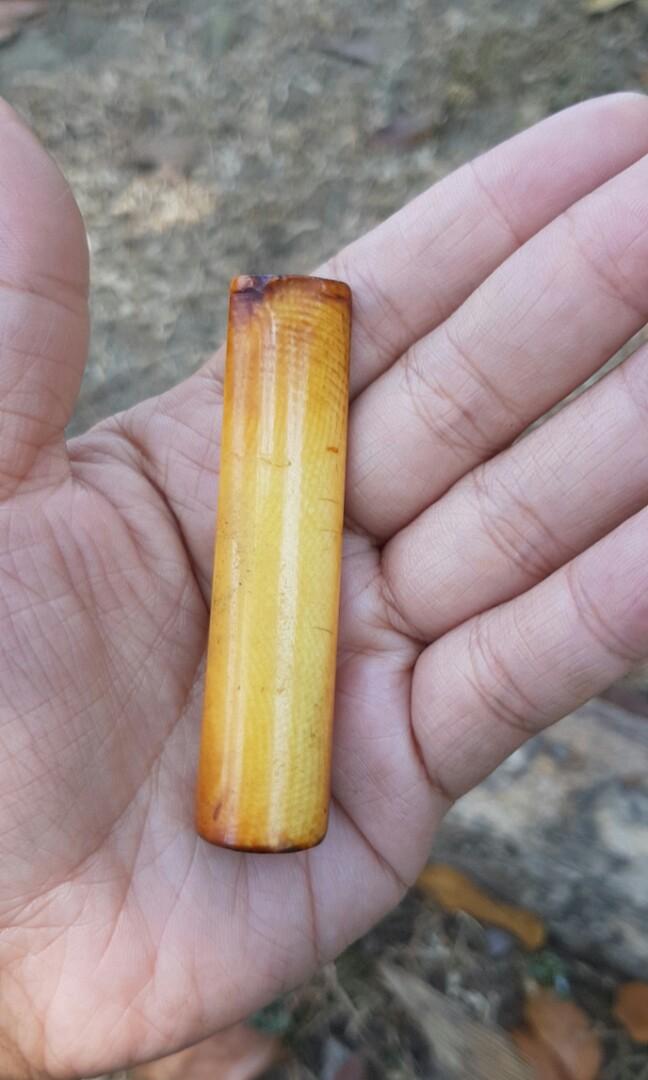 Antique 18th century ivory elephant tusk pipe, Hobbies & Toys ...