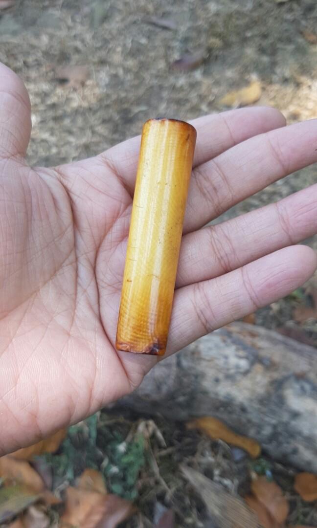 Antique 18th century ivory elephant tusk pipe, Hobbies & Toys ...