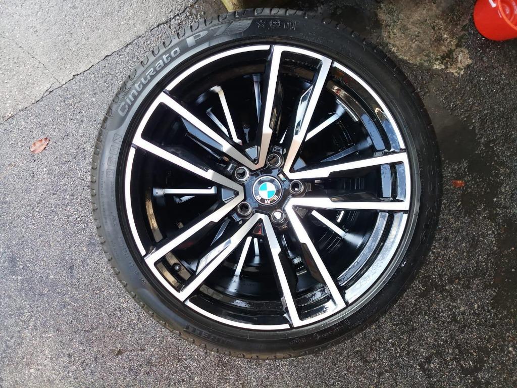 BMW Original rims / tyres, Car Accessories, Tyres & Rims on Carousell