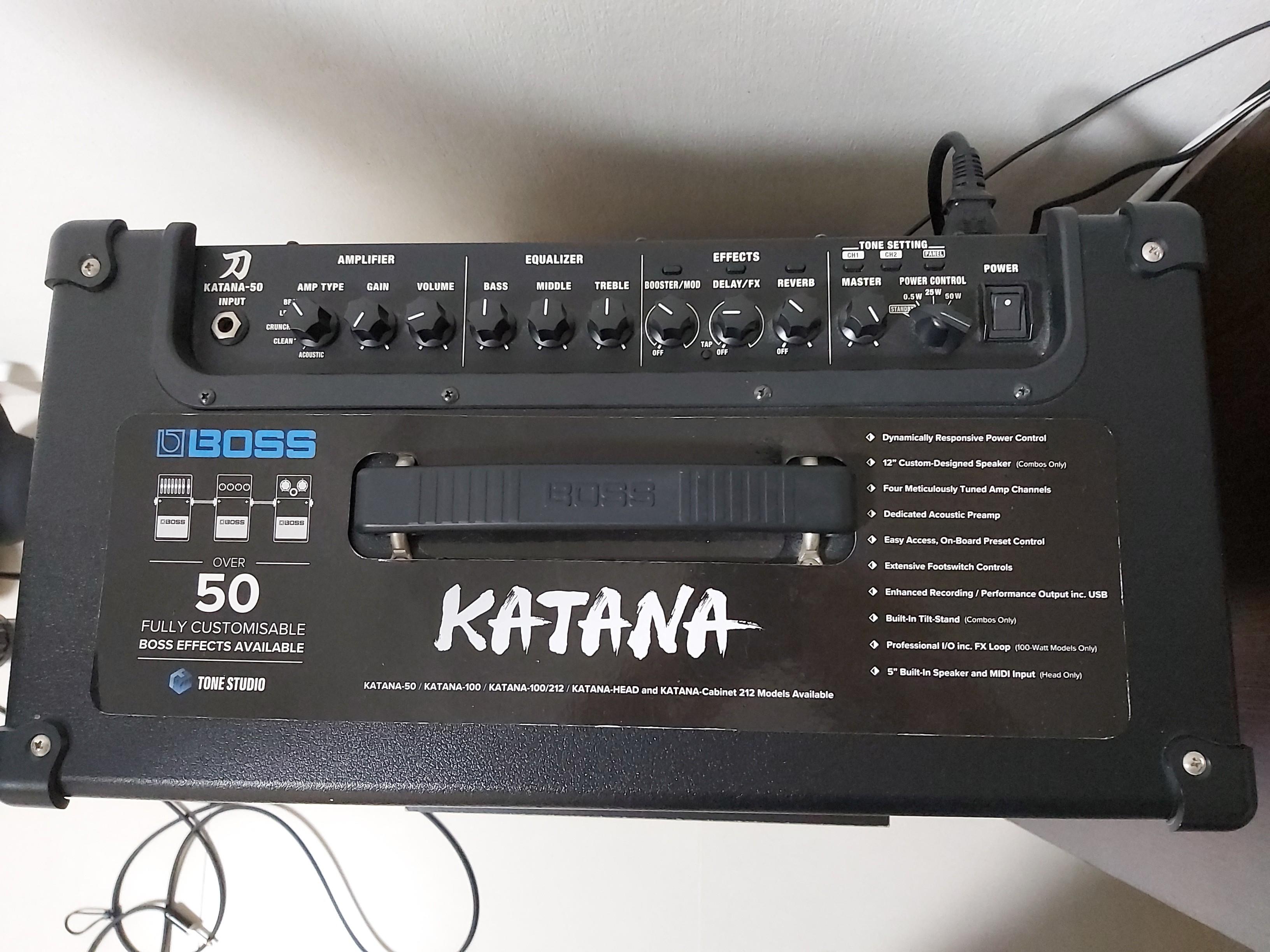 Boss Katana 50 Mk1, Hobbies & Toys, Music & Media, Music Accessories on ...