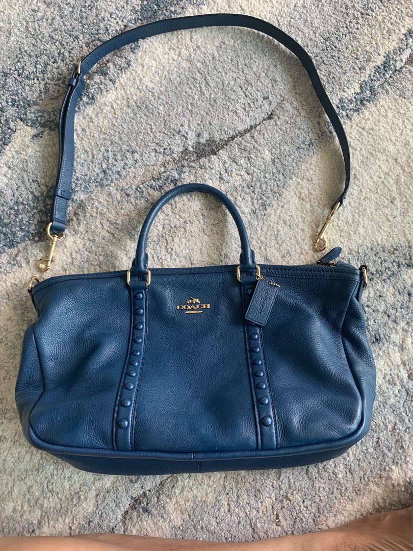 Coach Bag - Blue, Luxury, Bags & Wallets on Carousell