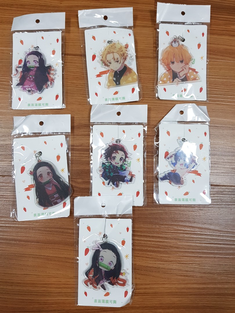 Demon Slayer: Kimetsu No Yaiba Cute KeyChain. $2 each. ( 7 Designs ) 3 ...