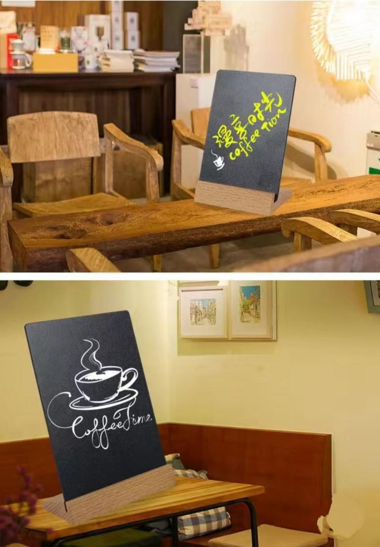 desktop billboard handwritten DIY erasable small blackboard. Price card ...