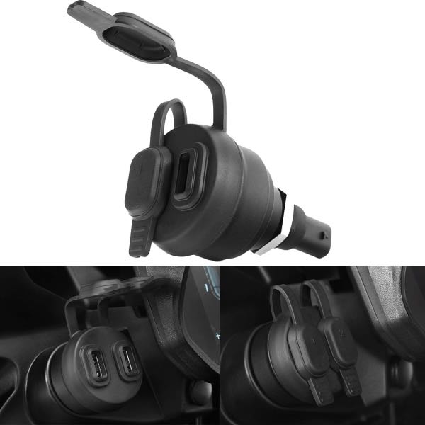 Dual USB socket to replace the DIN plug on all BMW motorcycleswith CAN ...