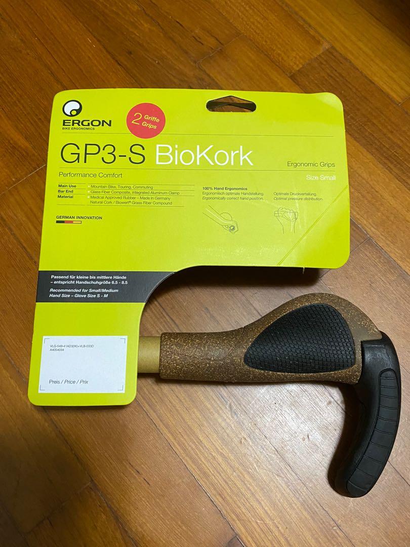 Ergon GP3 S BioKork Grips Sports Equipment Bicycles Parts Parts Accessories on Carousell