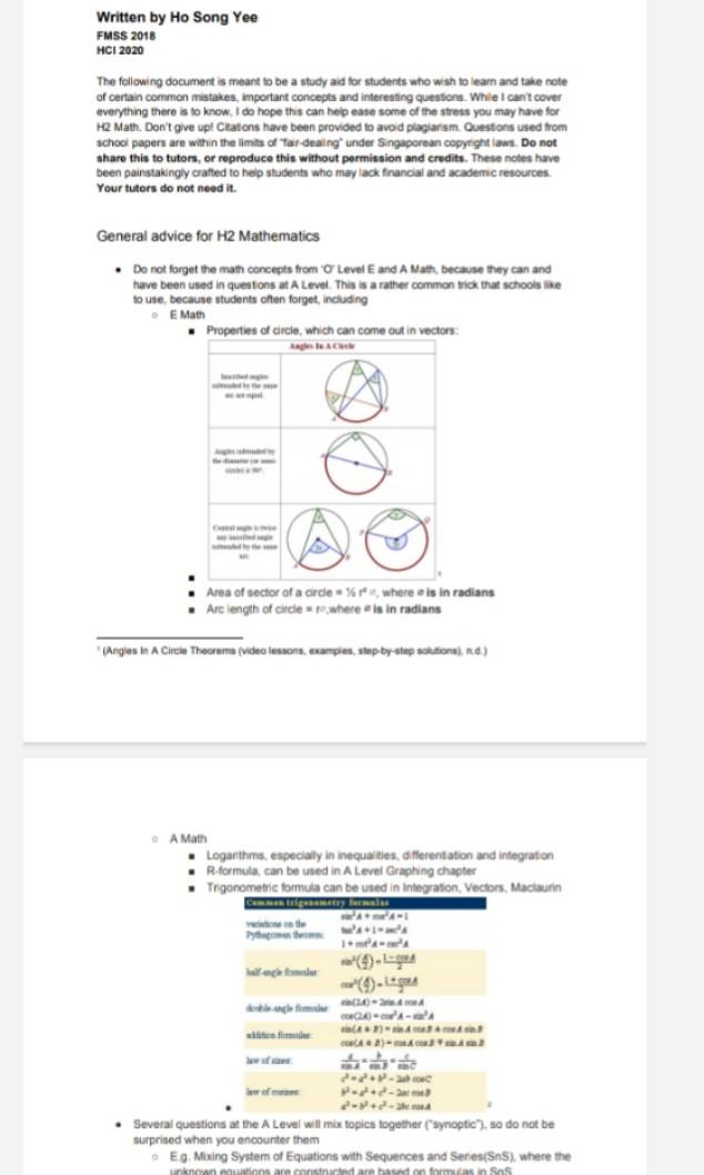 FREE JC Notes / Academic Resources (JC Starter Pack), Hobbies & Toys ...