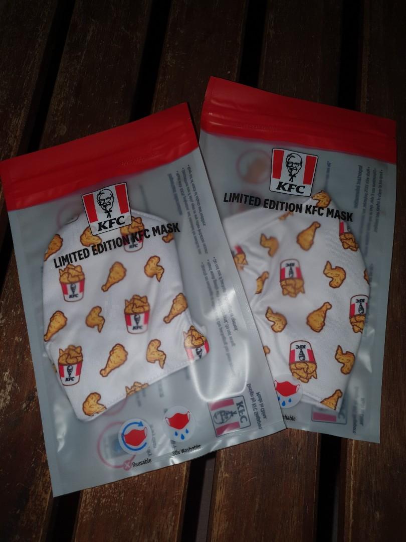 KFC Limited Edition Mask, Health & Nutrition, Face Masks & Face Shields ...