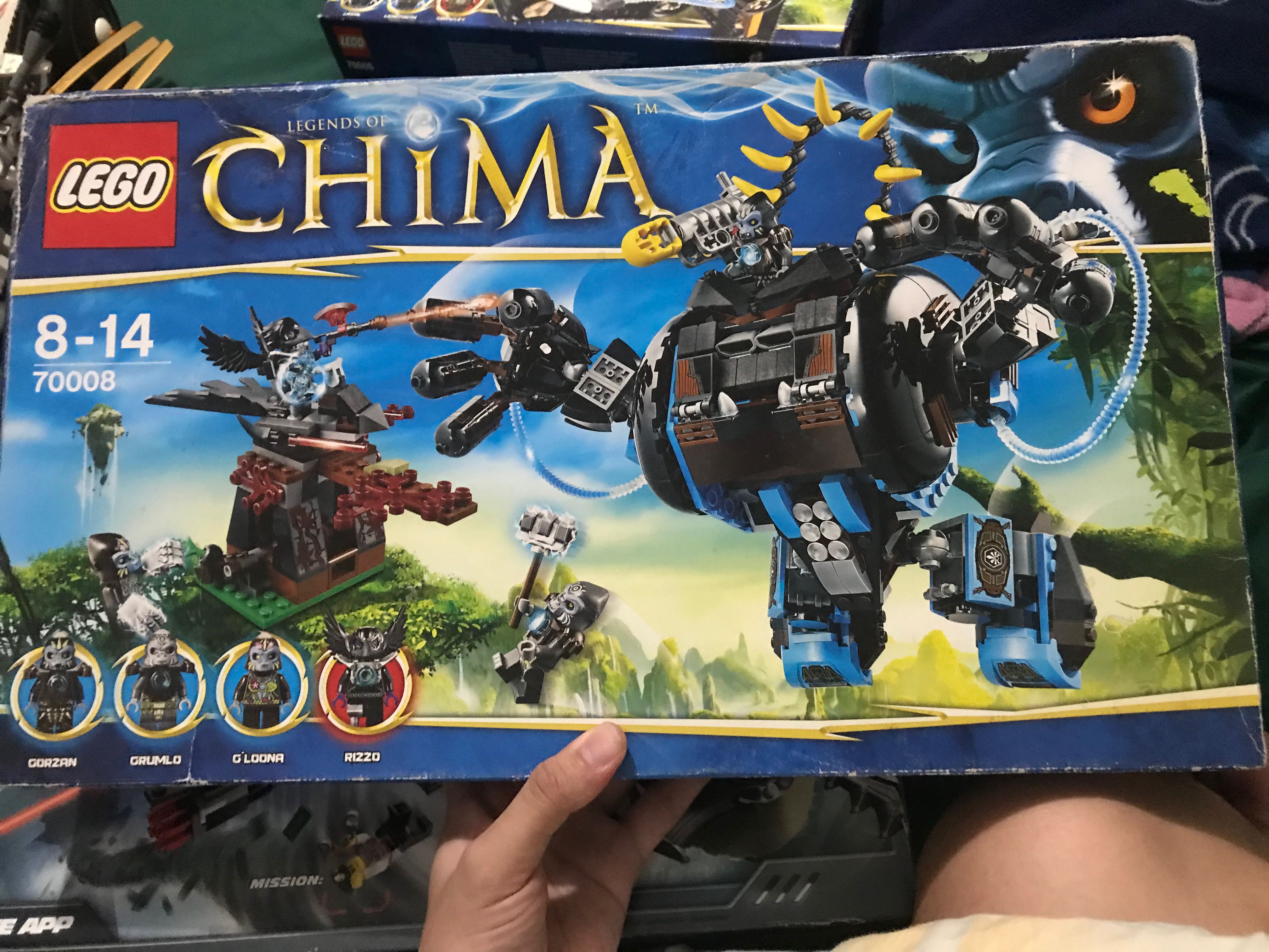 Lego Chima 70008 Gorzan’s Gorilla Striker, Hobbies & Toys, Toys & Games ...