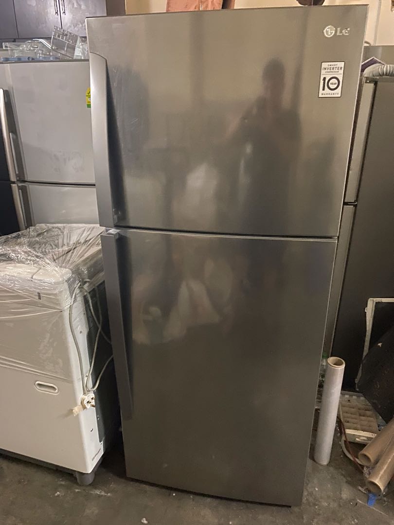 LG 410l big 2 door fridge / refrigerator, TV & Home Appliances, Kitchen ...