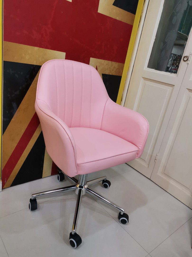 MAAS Study Chair Series! NORDIC Inspired Velvet / Leather Study Chair ...