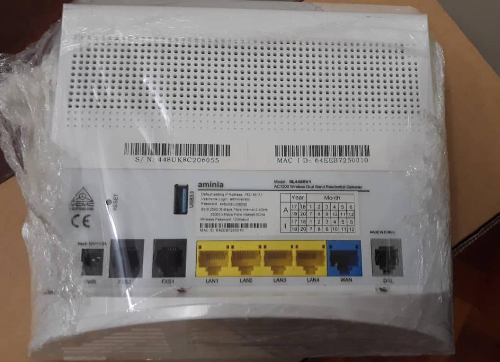 Wireless Modem Router Maxis DL4480V1 , Computers & Tech, Parts ...