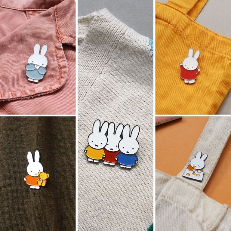 Miffy Enamel Pin Assorted Designs, Everything Else on Carousell