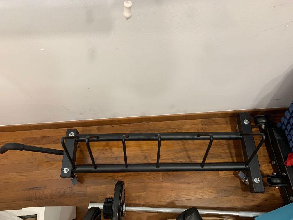 Mobile rolling weight plates rack., Sports Equipment, Exercise ...