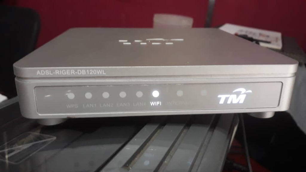 Modem router adsl riger db120wl, Computers & Tech, Parts & Accessories ...