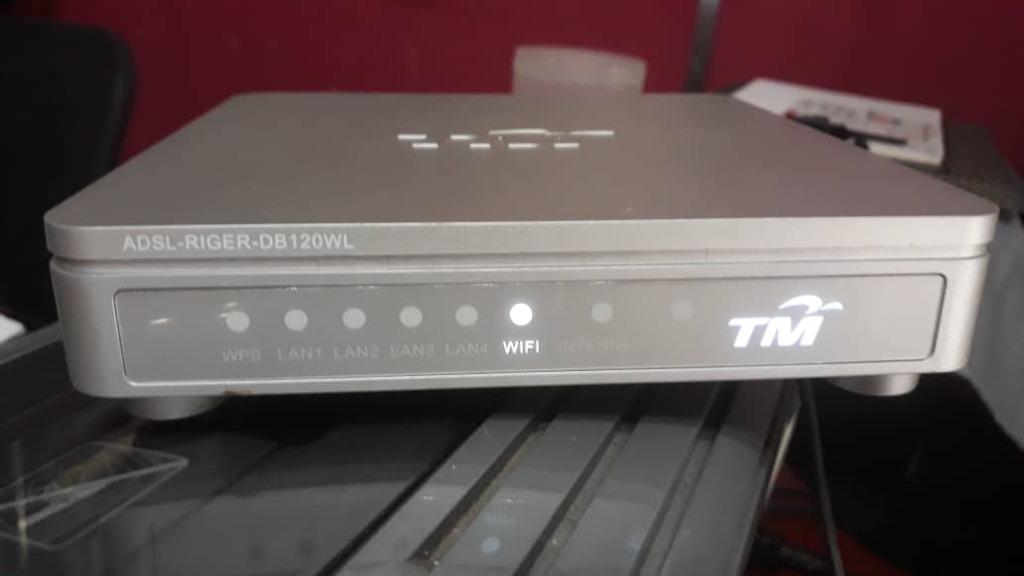 Modem router adsl riger db120wl, Computers & Tech, Parts & Accessories ...