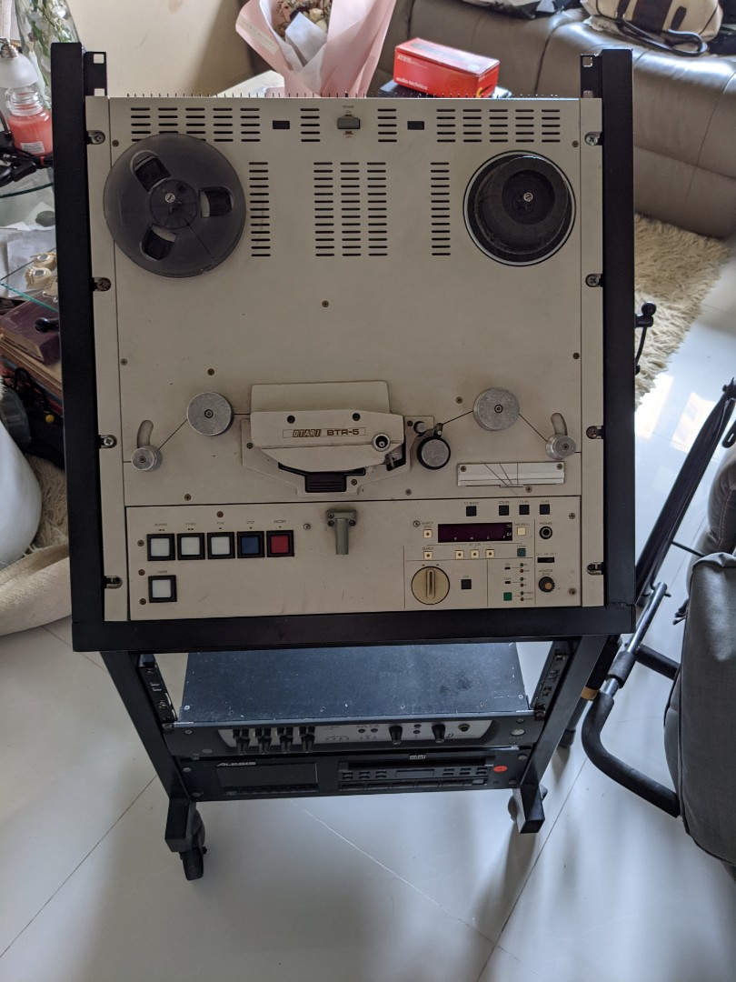 Multitrack Tape Recorder Otari BTR-5 with Rack, Hobbies & Toys, Music ...