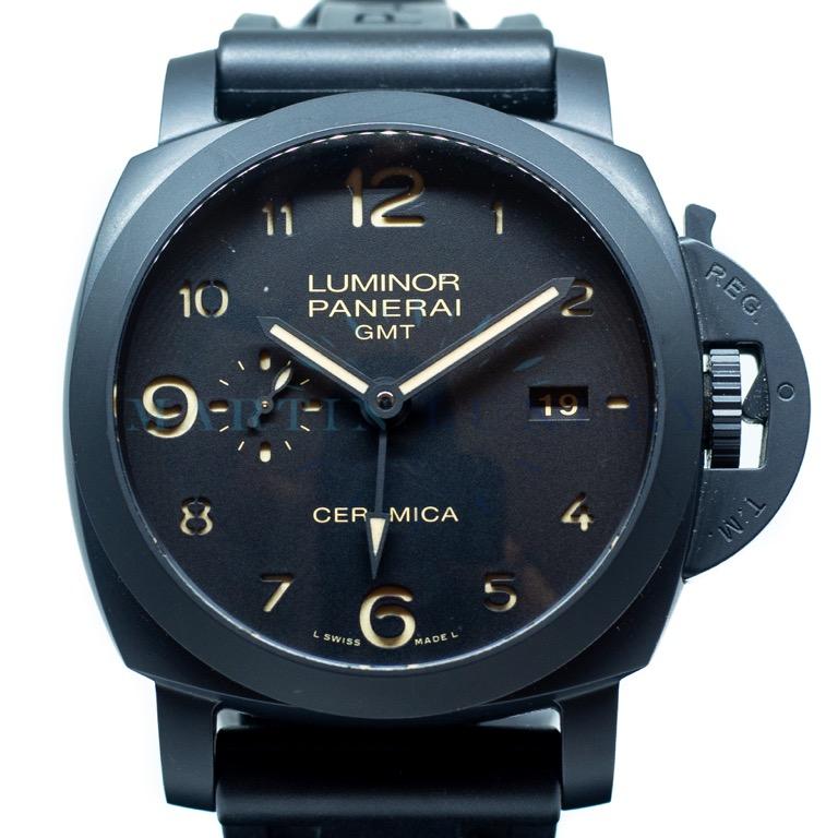Panerai Luminor 1950 Days GMT Ceramica PAM 441 Rubber B | atelier-yuwa ...